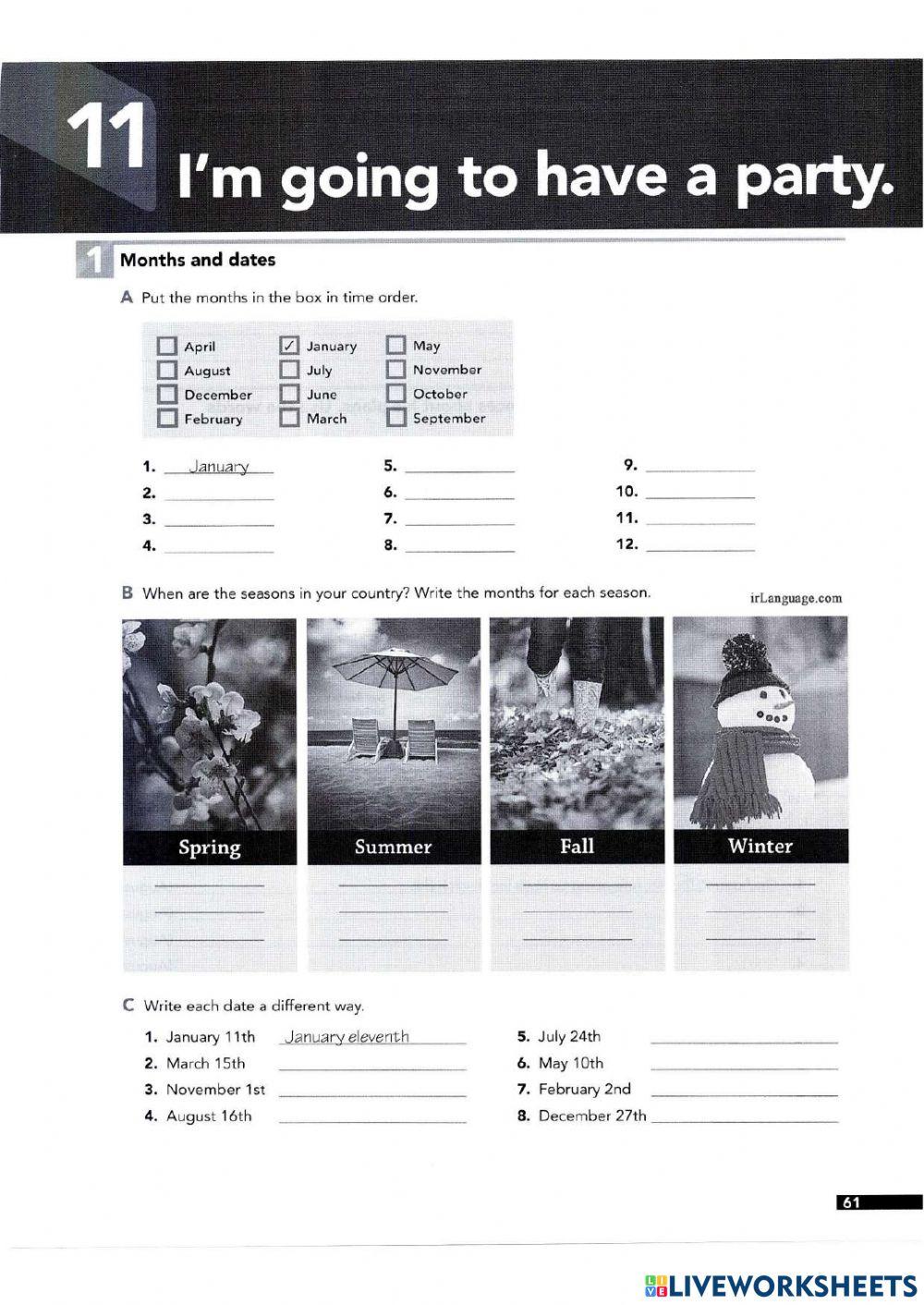 Unit 11 online exercise for | Live Worksheets