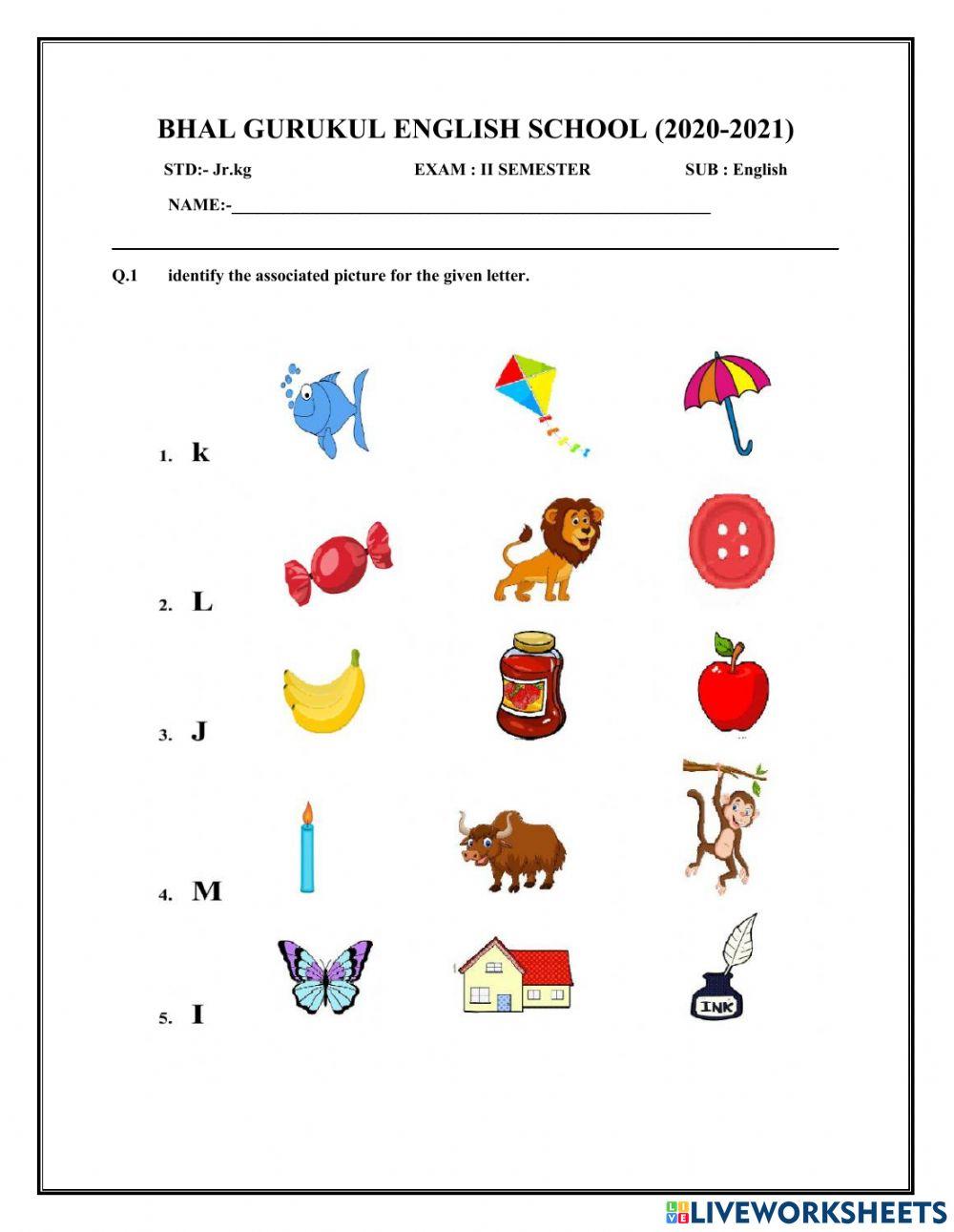 English Online Exercise For Jr kg Live Worksheets english-online-exercise-for-jr-kg-live-worksheets