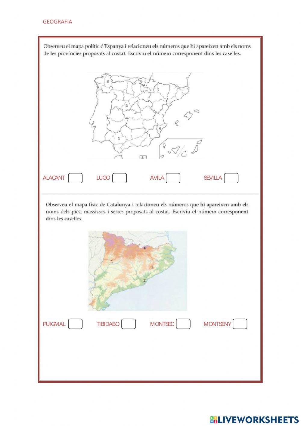 Mapes 1 worksheet | Live Worksheets