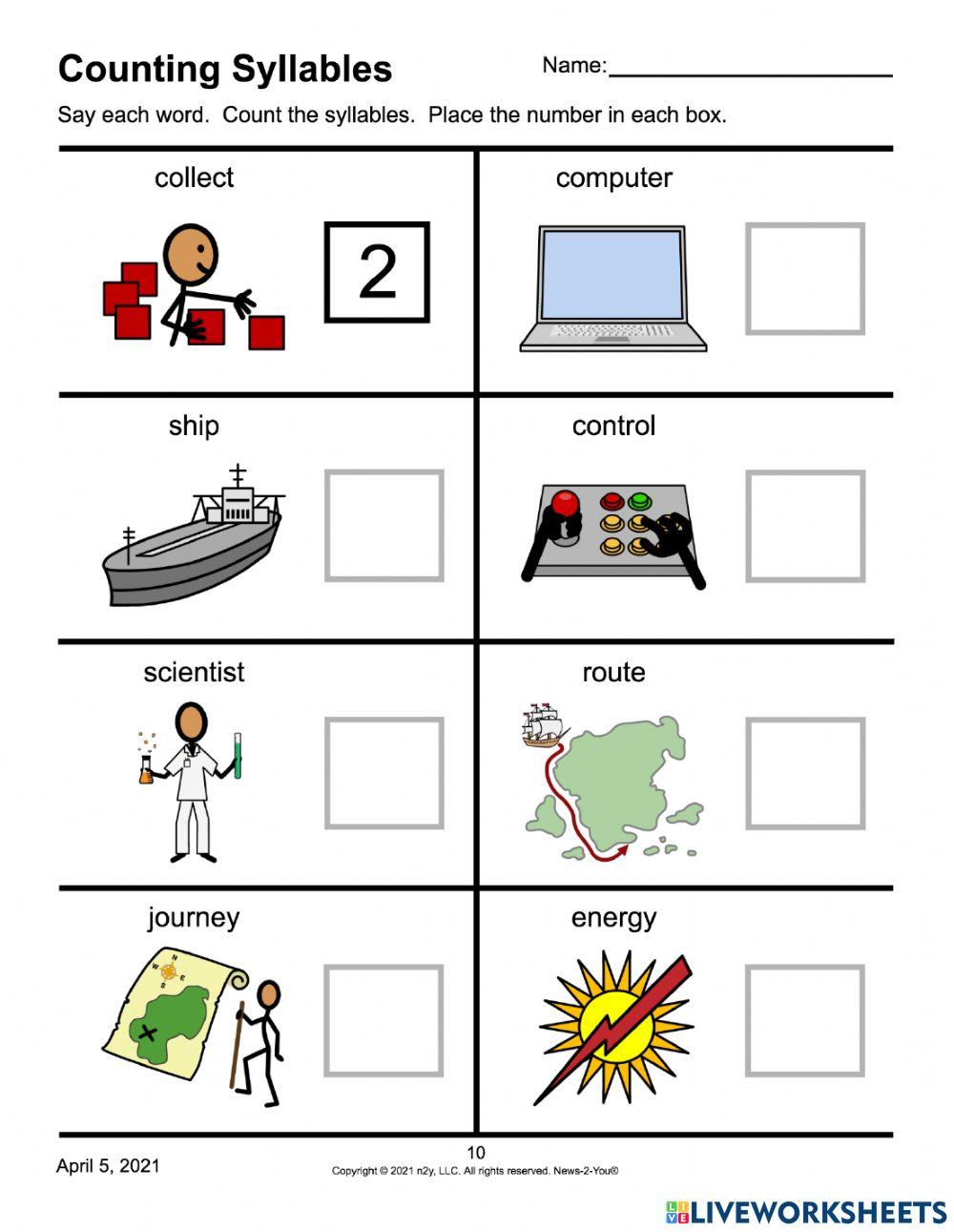 N2Y - Special S… | Free Interactive Worksheets | 6522497
