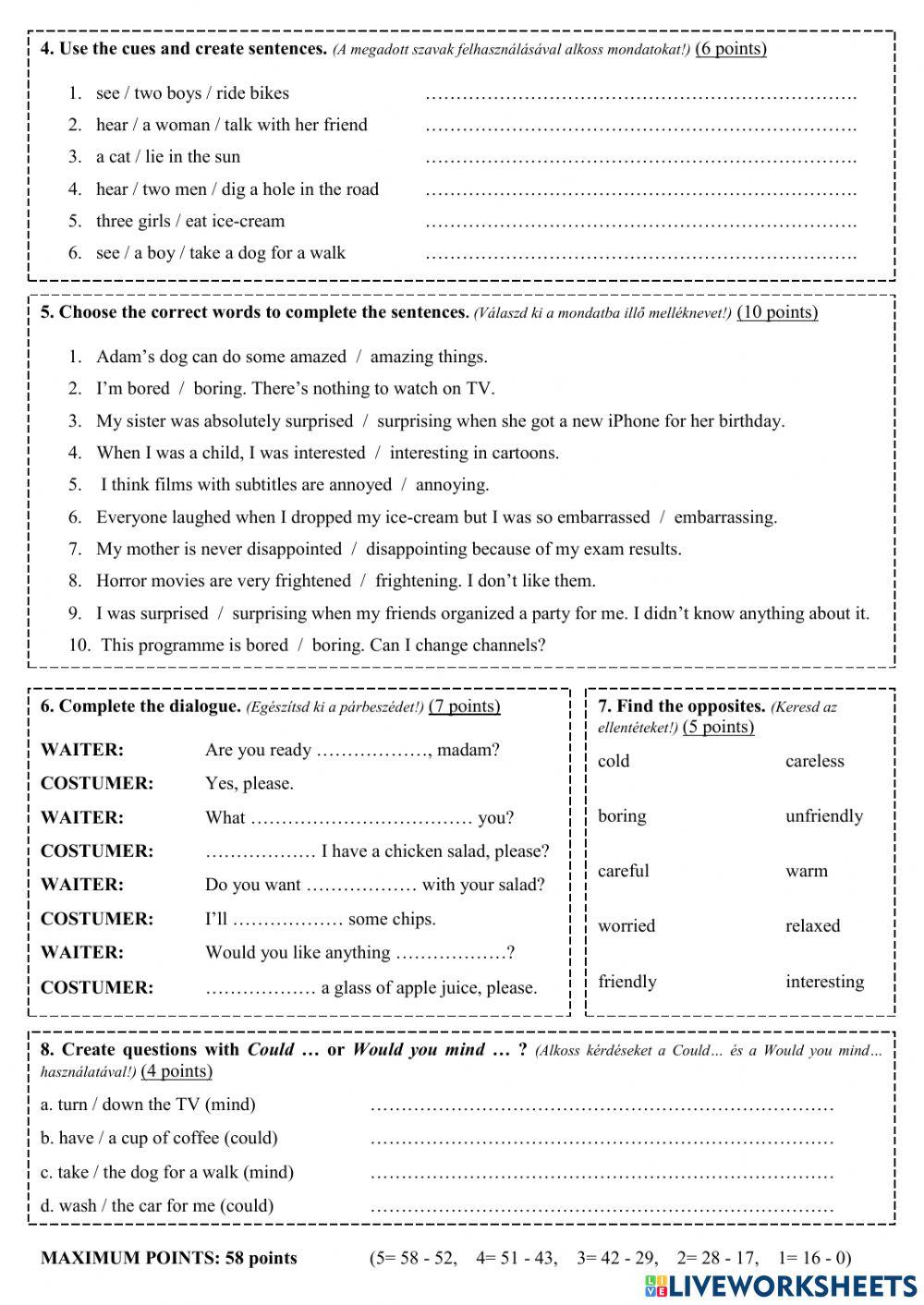 Project 4. Unit… | Free Interactive Worksheets | 4939917