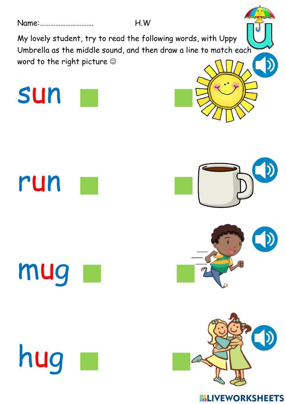 CVC words | Free Interactive Worksheets | 889990