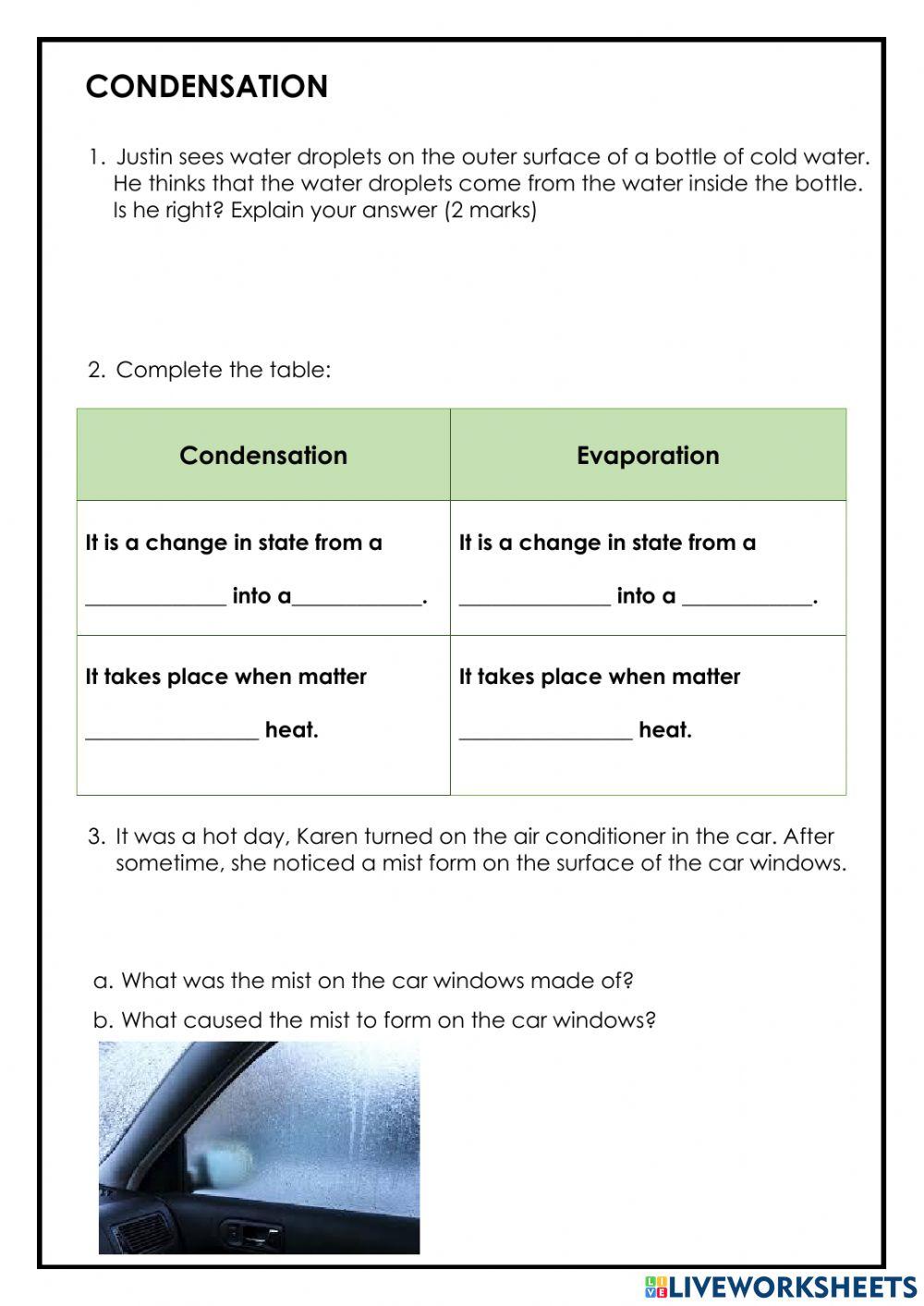 4941135 | Condensation | Ms_Lesley | LiveWorksheets