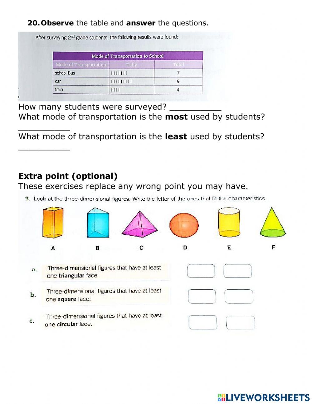 Part 2 interactive worksheet | Live Worksheets