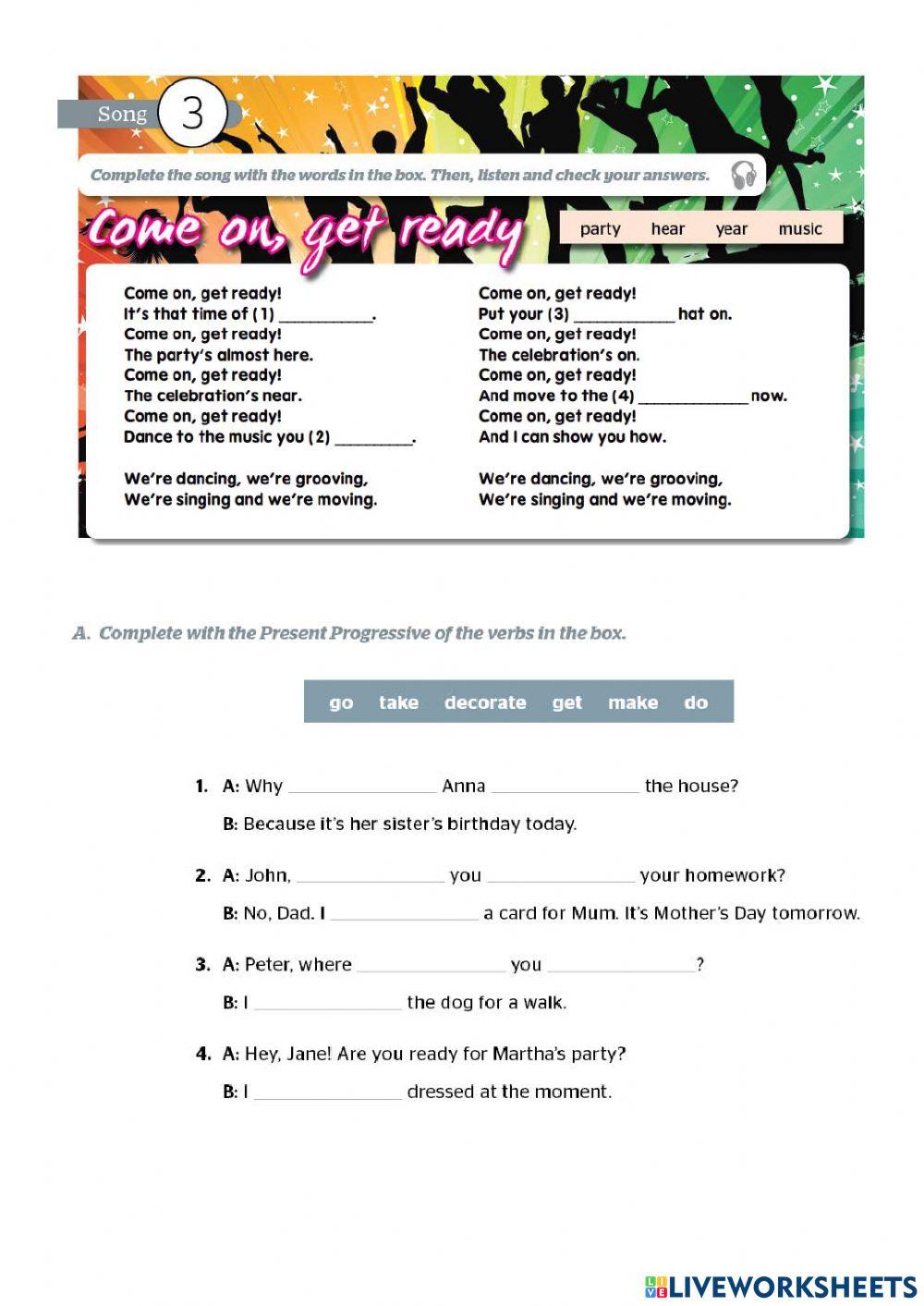 English practice online worksheet for Grade 6 | Live Worksheets