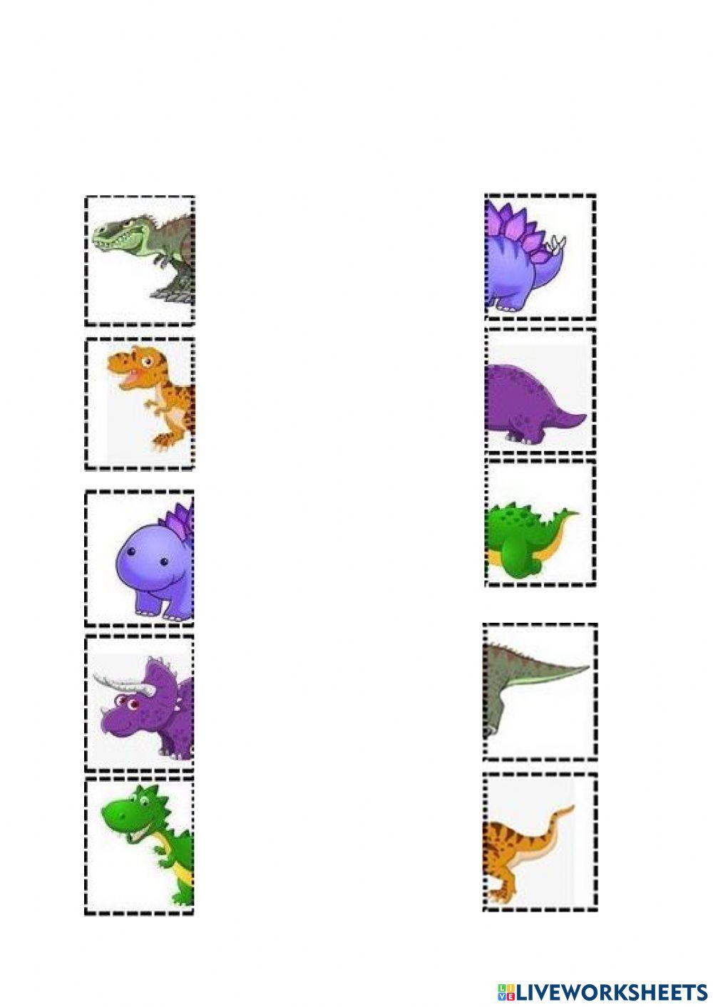 Dinók 891402 | Erika | Live Worksheets