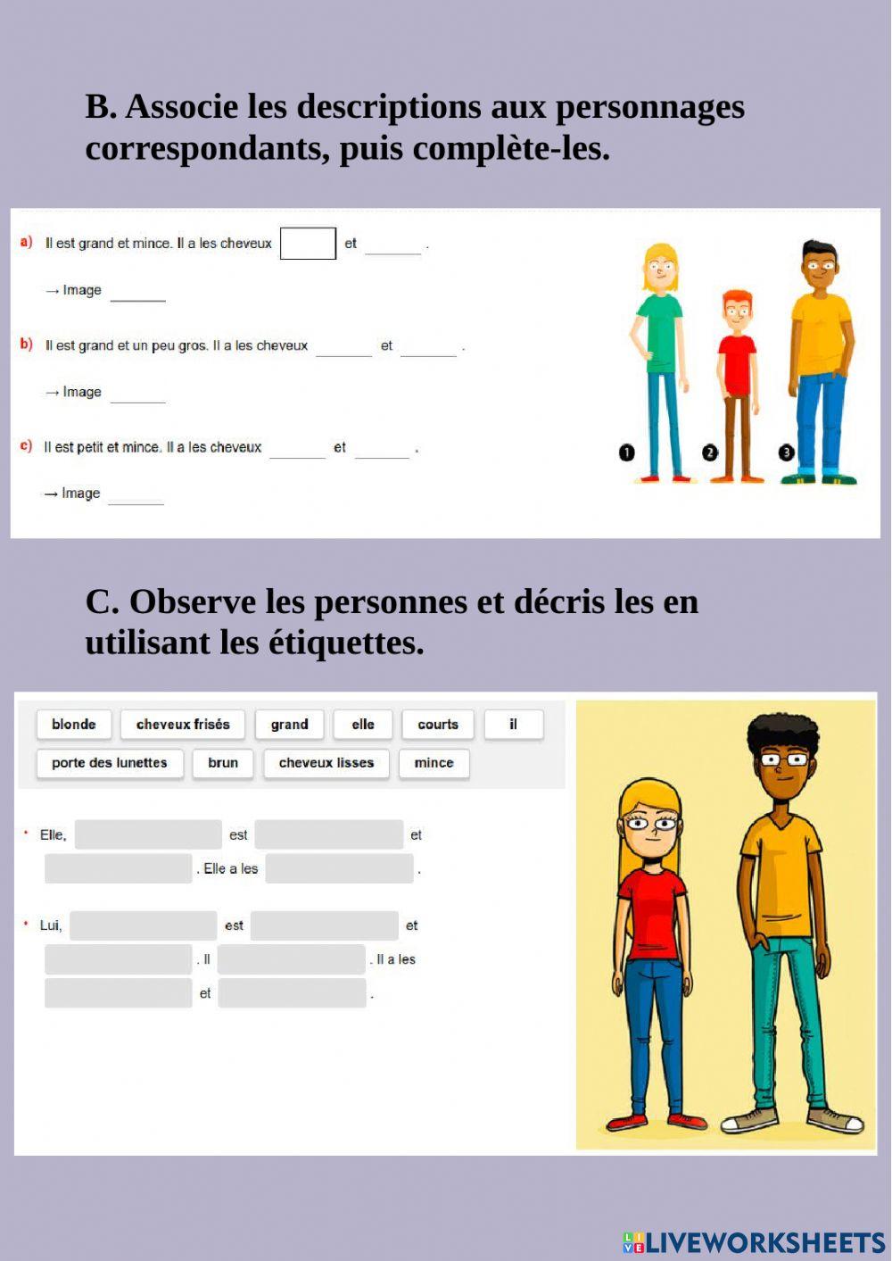 Description phy… | Free Interactive Worksheets | 891852