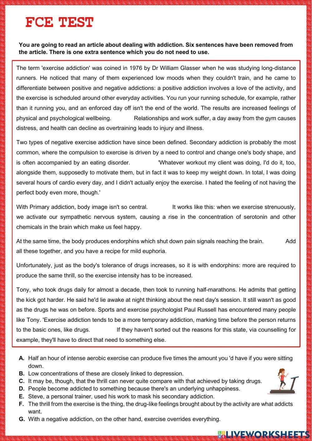 FCE test | Free Interactive Worksheets | 893471