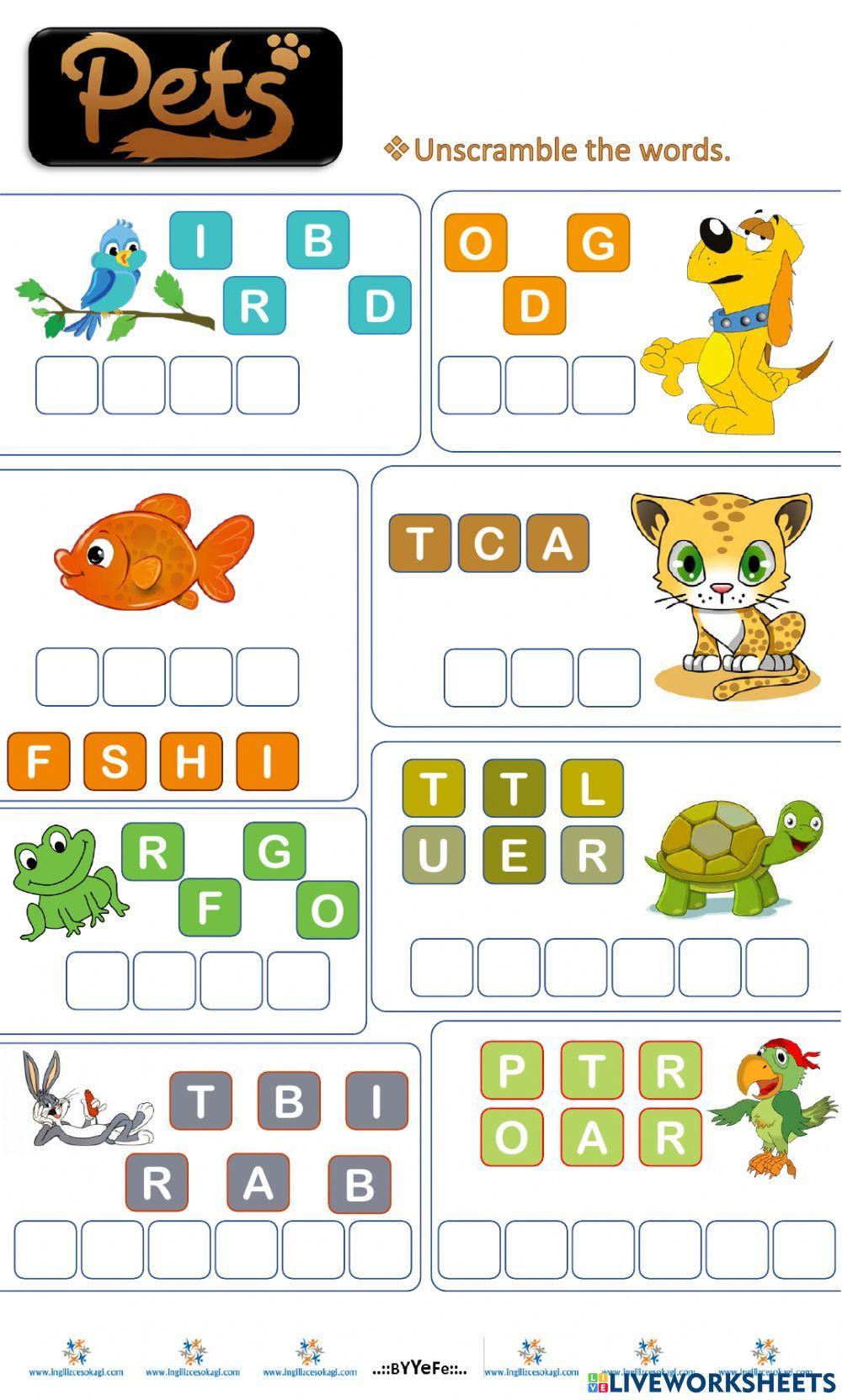 Pets Grade 2 Worksheet Live Worksheets pets-grade-2-worksheet-live-worksheets