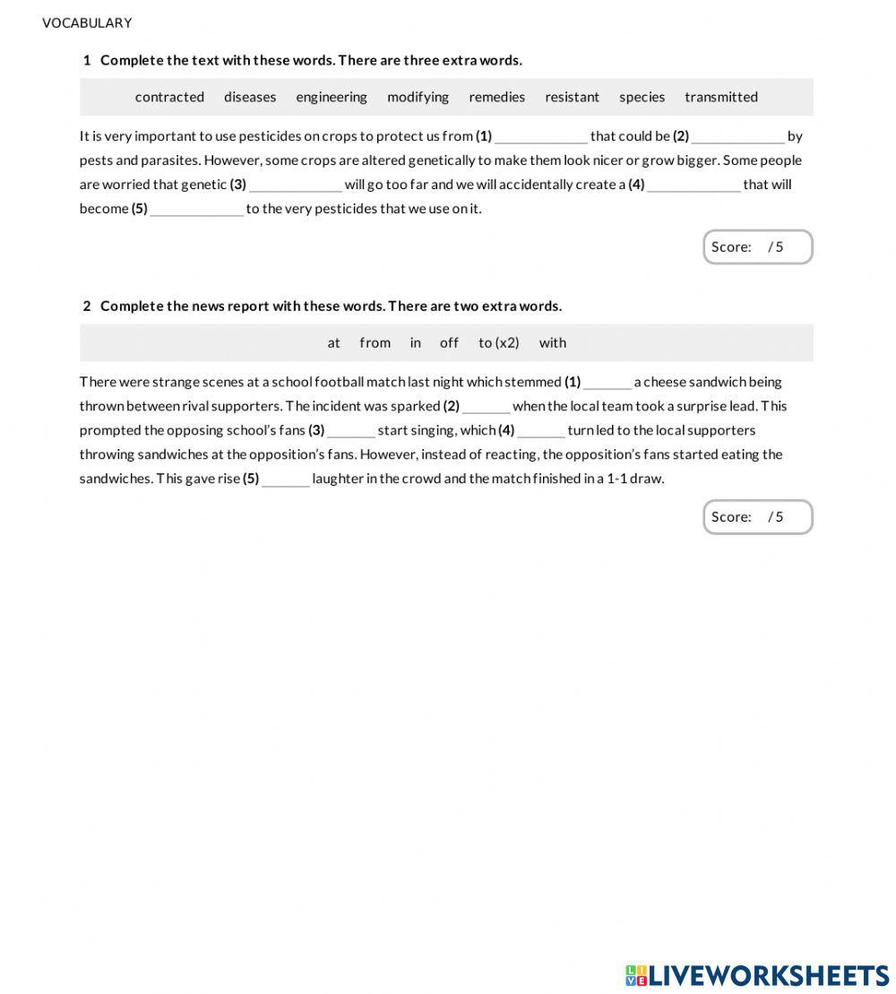 GateWay B2+ Vocabulary Revision Unit 4 6525933 | nanosha