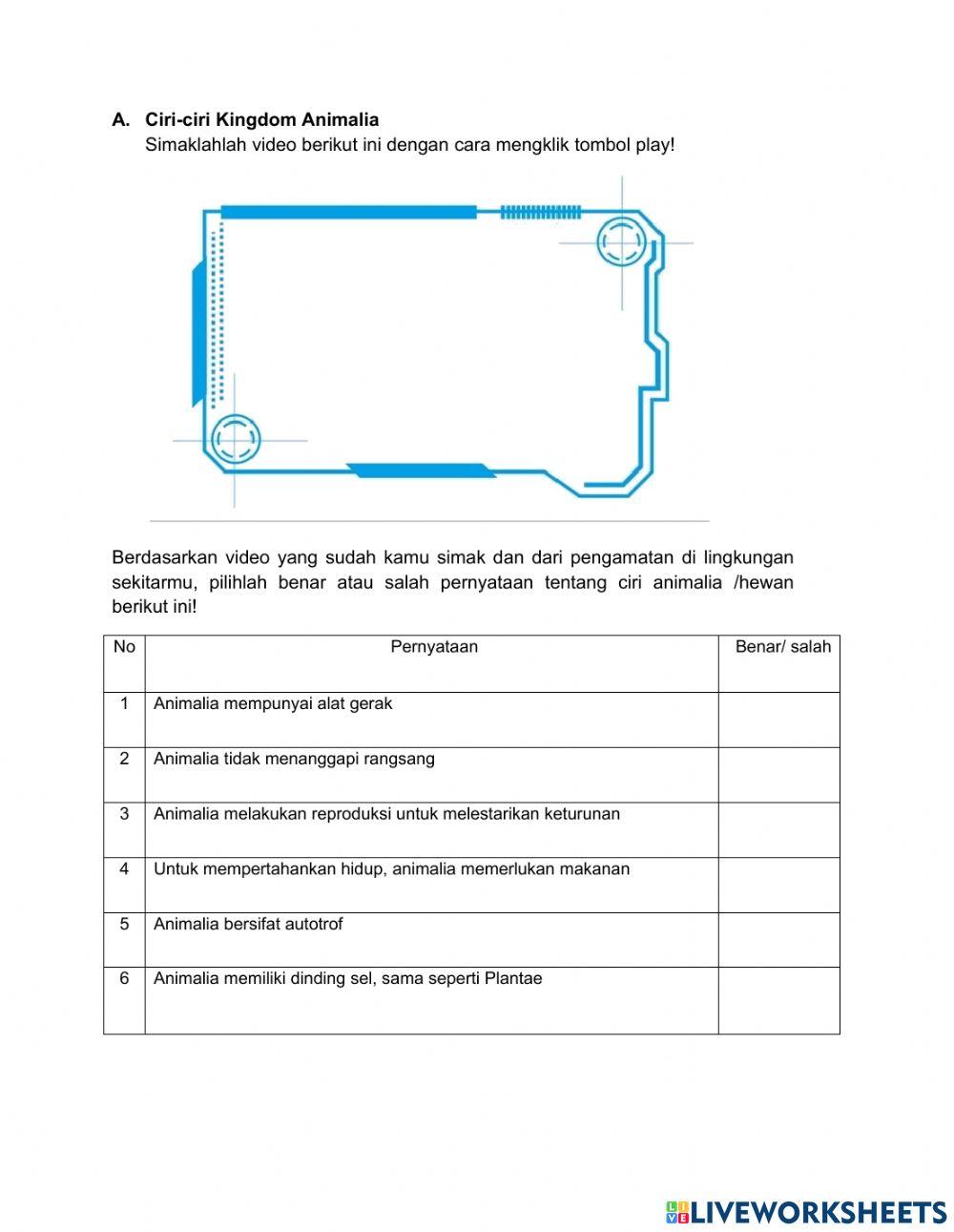 Lkpd porifera worksheet | Live Worksheets