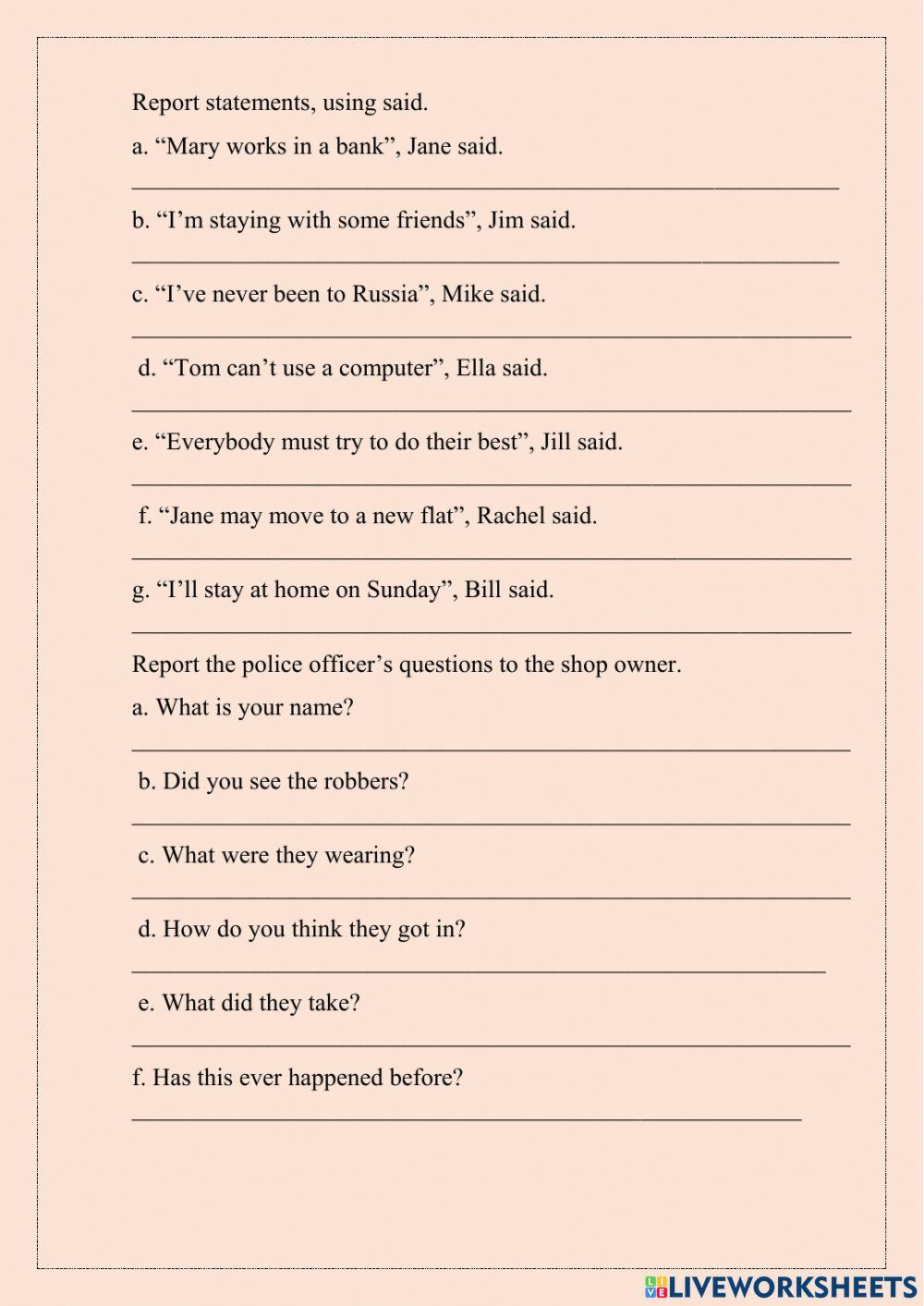 895027 | Reported speech | Пологова Елена Сергеевна