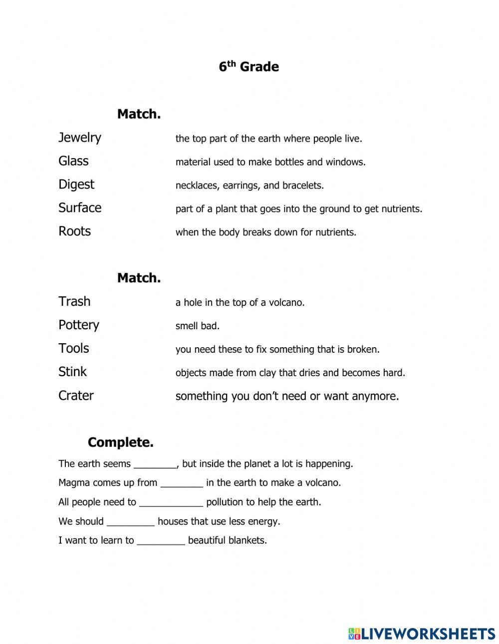 Review Units 1 to 4 interactive worksheet | Live Worksheets