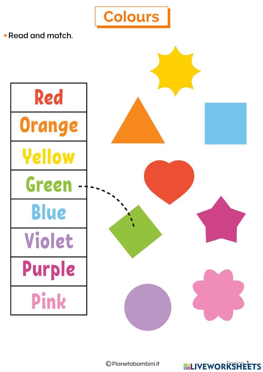 895539 | Colori in inglese | giusimendolia