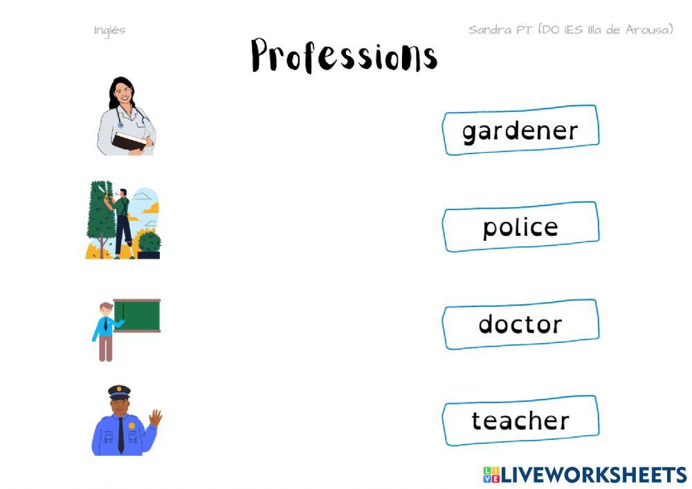 Professions 962766 | SandrariloPT | Live Worksheets