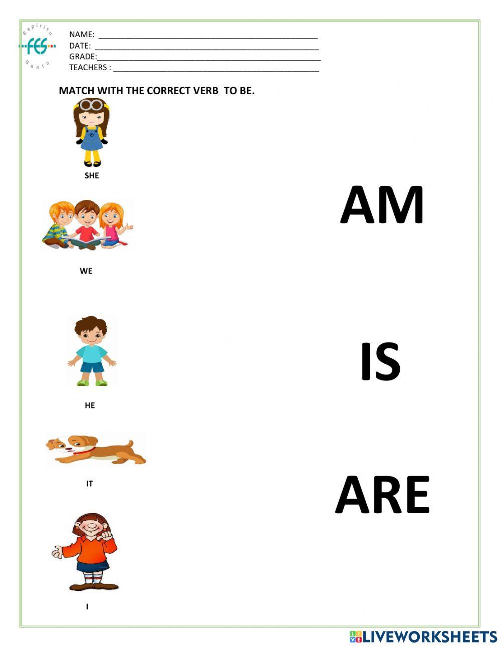 3011117 VERB TO BE Vanessacm LiveWorksheets 3011117-verb-to-be-vanessacm-liveworksheets