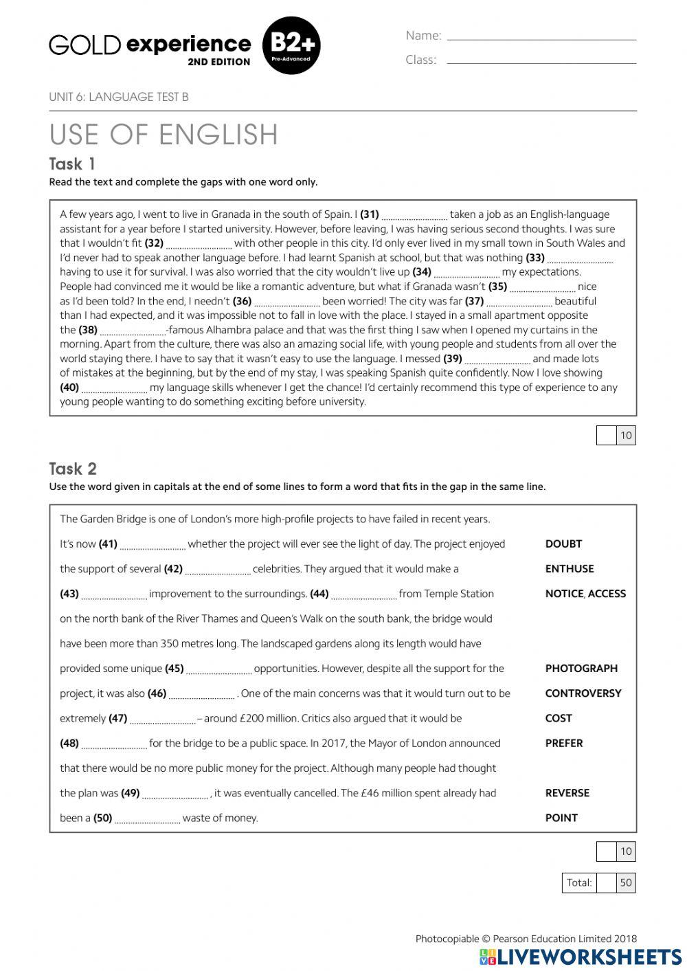 6582770 | GE - Test - unit 6 | Anna Janota