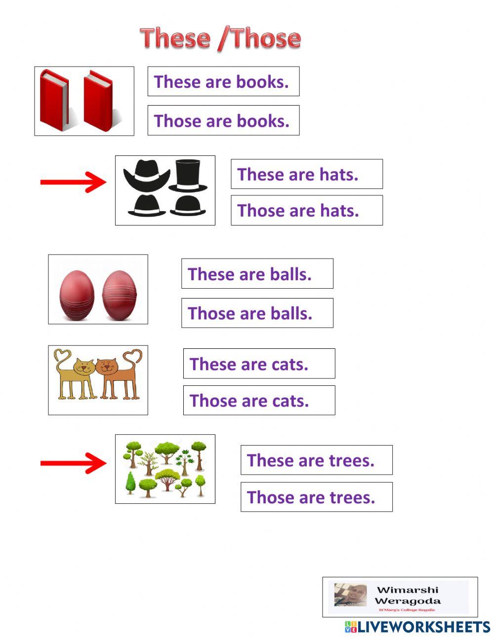 These-Those 988332 | Wimarshi | Live Worksheets