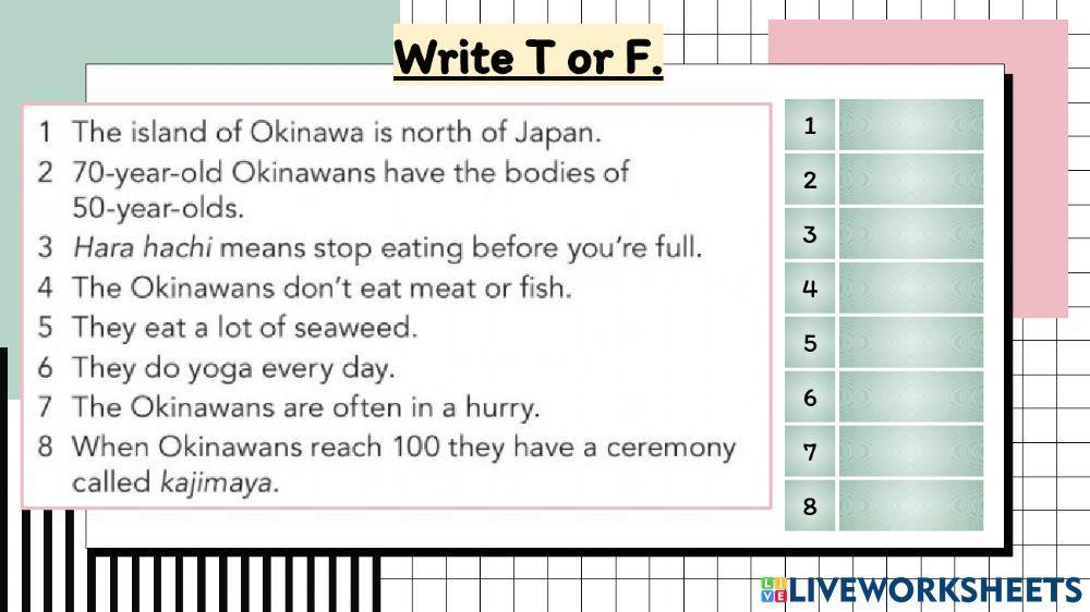 Fffffffffff worksheet | Live Worksheets