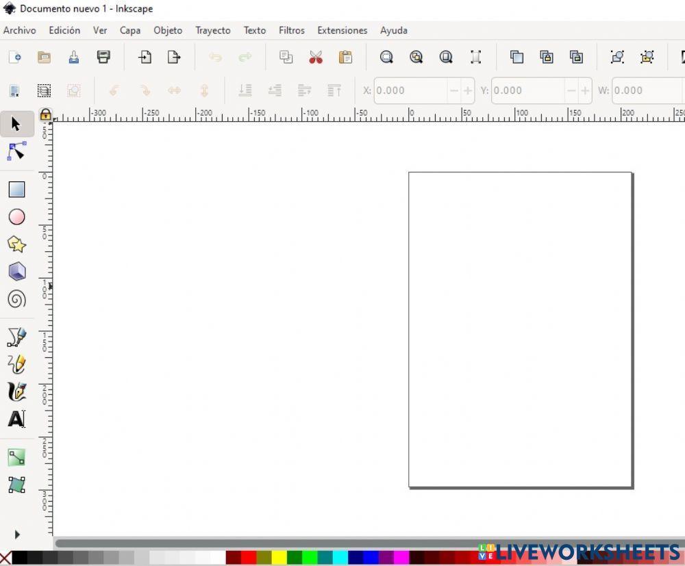 Ventana de inkscape worksheet | Live Worksheets
