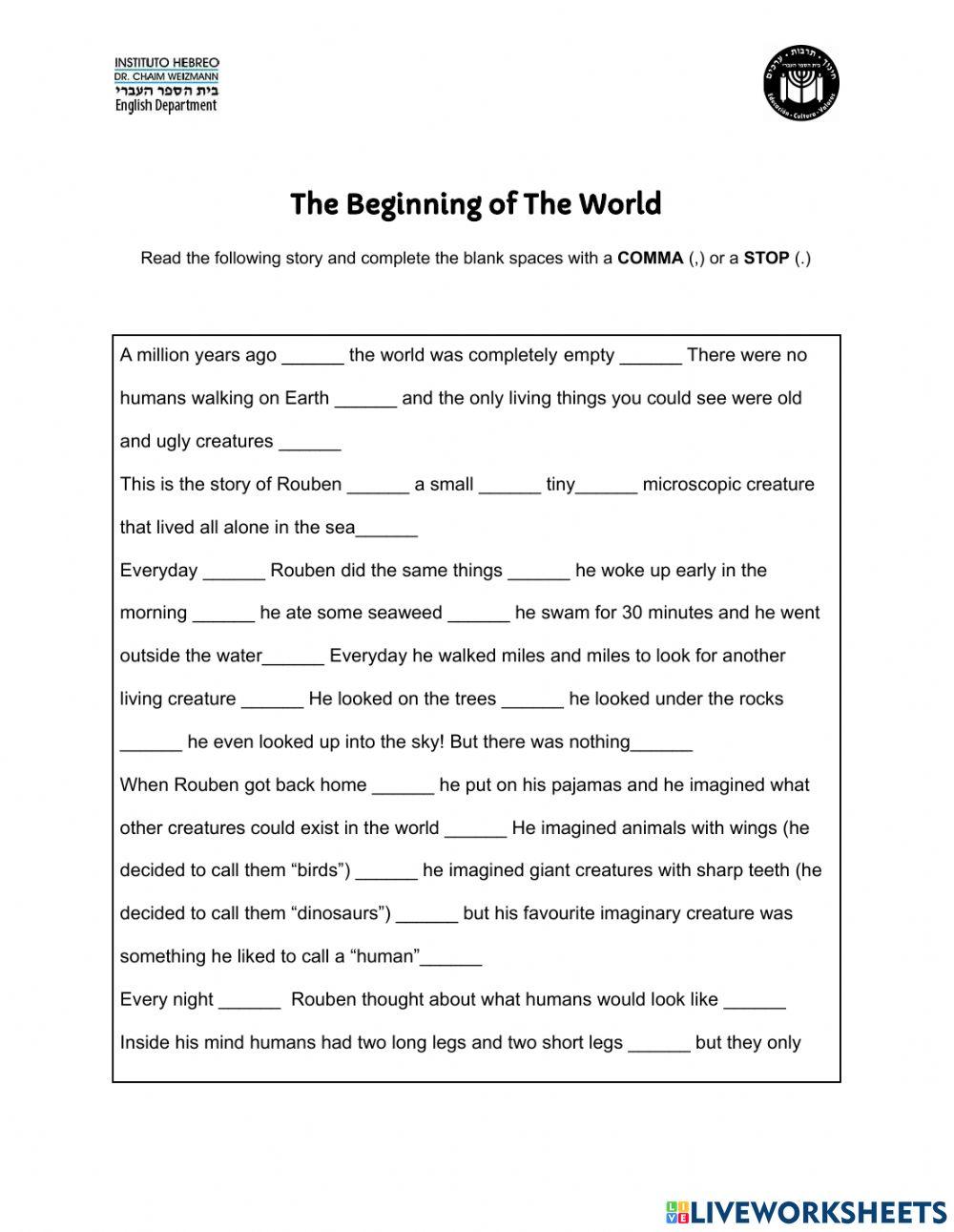 989886 | The Beginning of The World | shepnerb