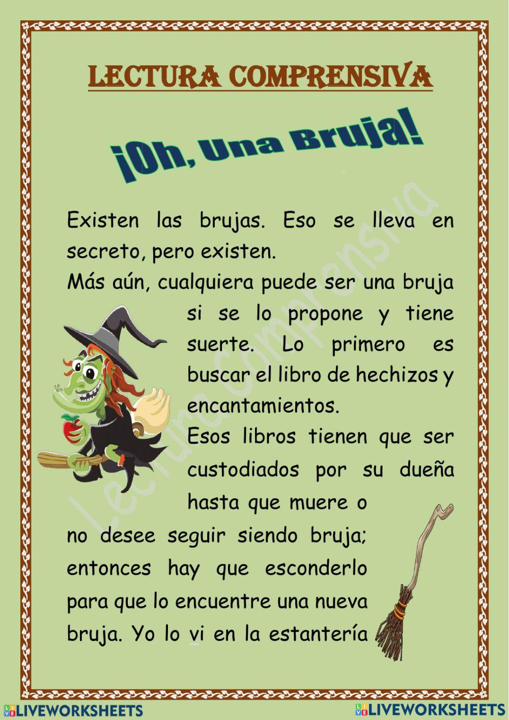 989889 | Lectura comprensiva | Erika | LiveWorksheets