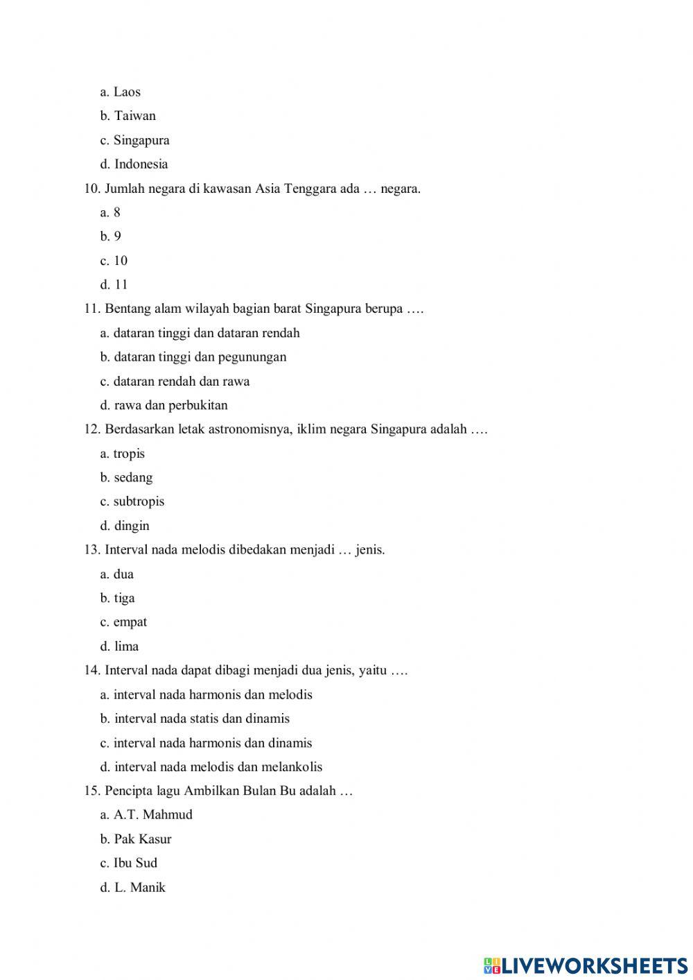 Tema 8 subtema 2 online exercise | Live Worksheets