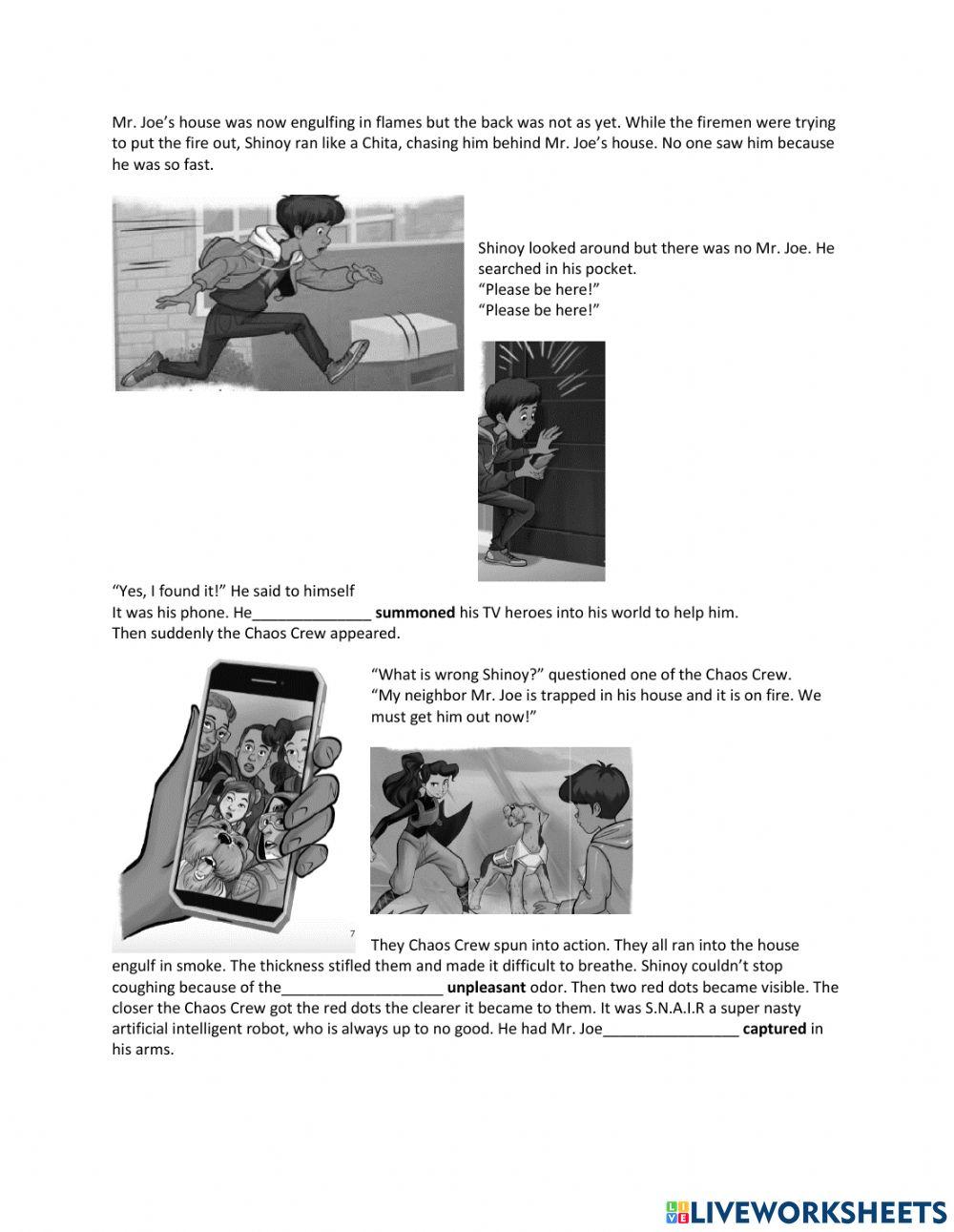 Where is Mr. Joe worksheet | Live Worksheets