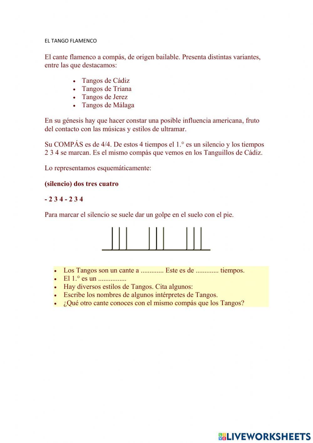 990750 | El Tango 1ª Parte | Alicia María Baena Cobos