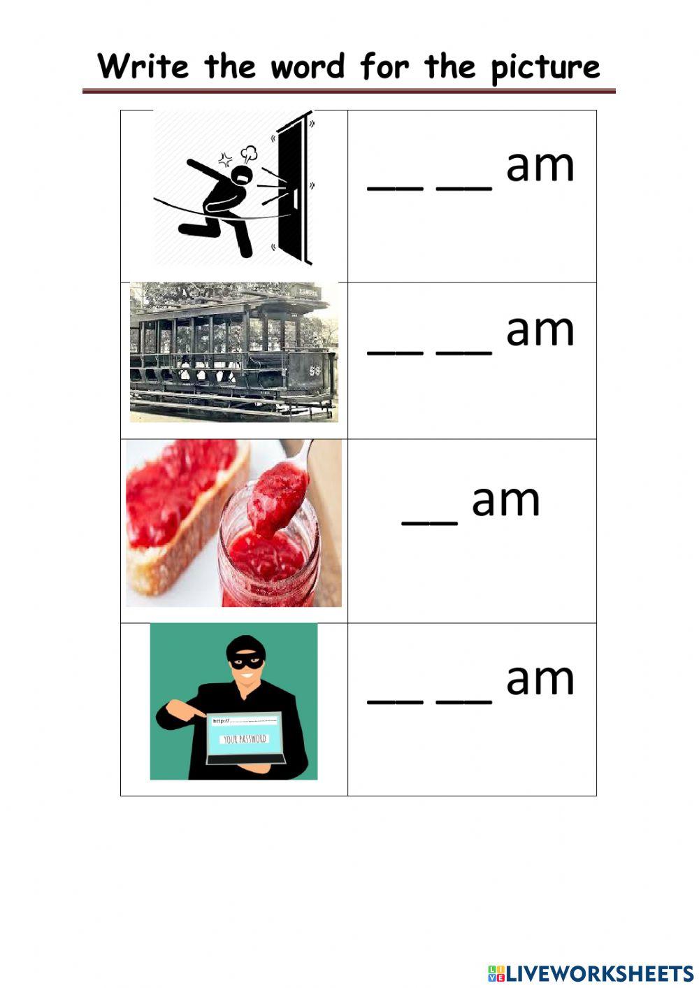 The AM Family 991979 | MrDWaithe125 | Live Worksheets