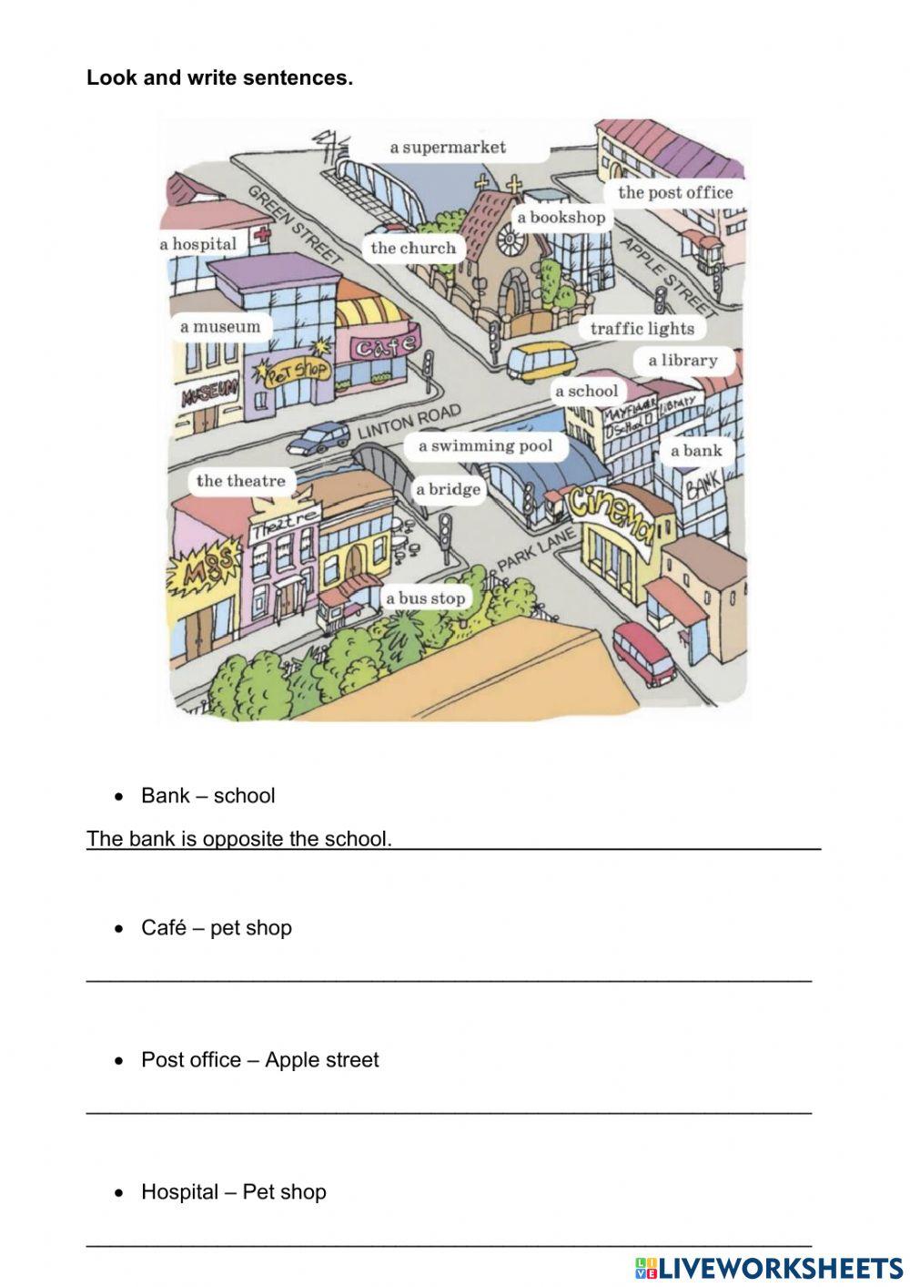 992177 | The town | teachersoniaavila | LiveWorksheets
