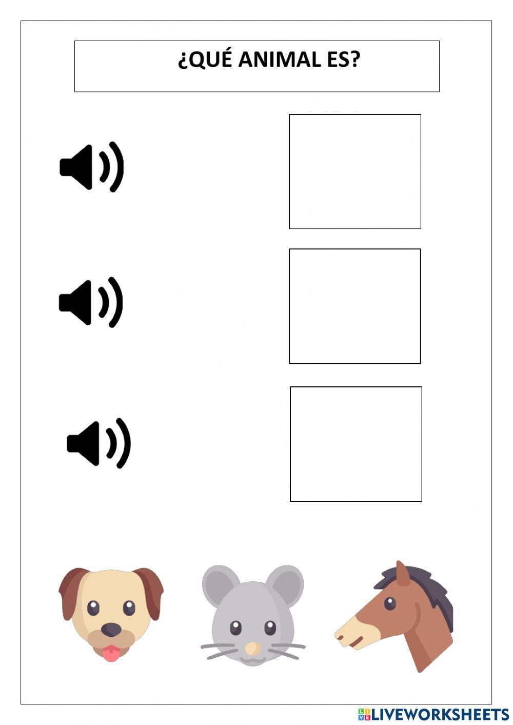 ¿Qué animal es? online activity | Live Worksheets