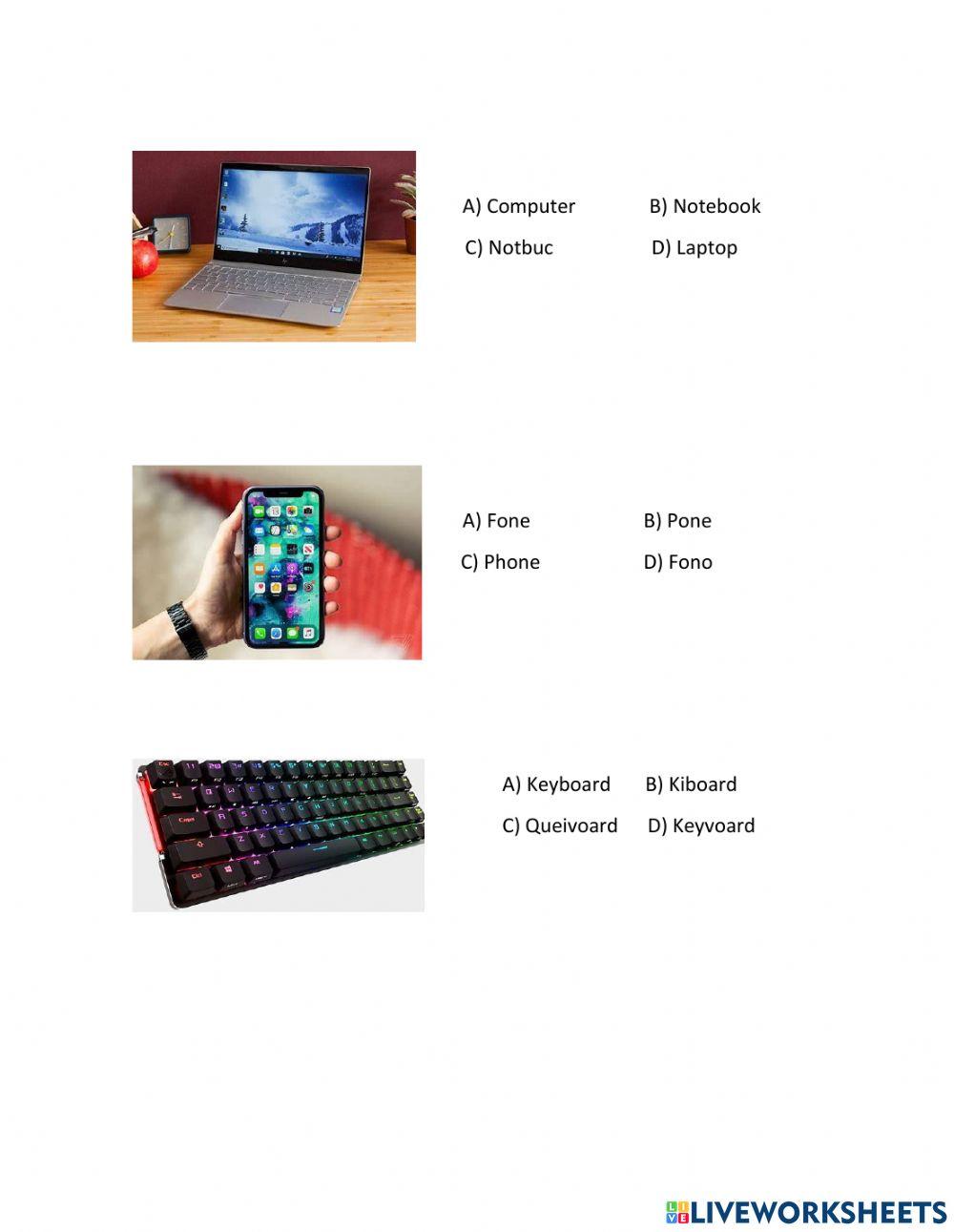 Technology Multiple choice 992967 | Paabl0Rod | Live