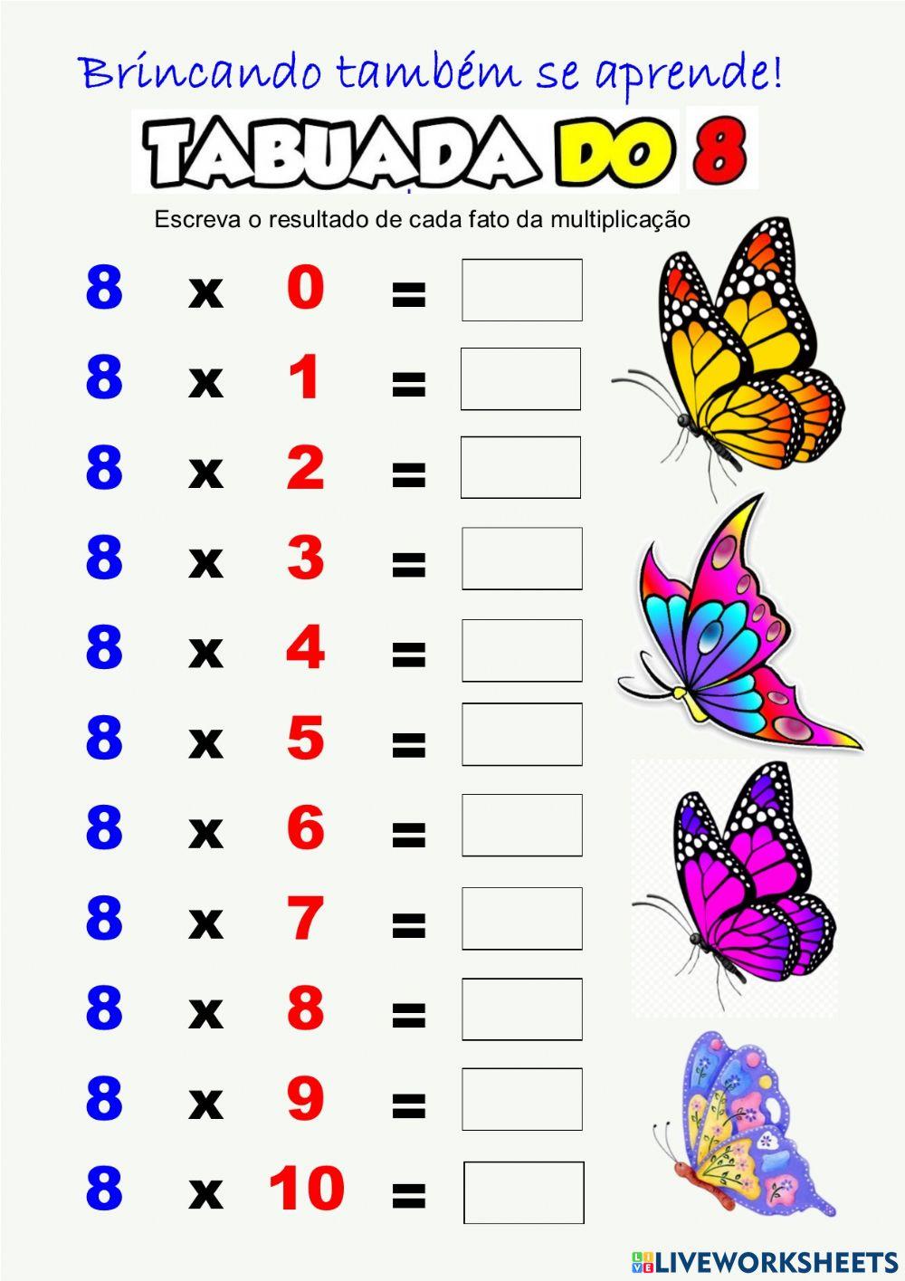 Jogos de Tabuada de Multiplicação do 8 – Azup⚔ Descubra o sabor da ...