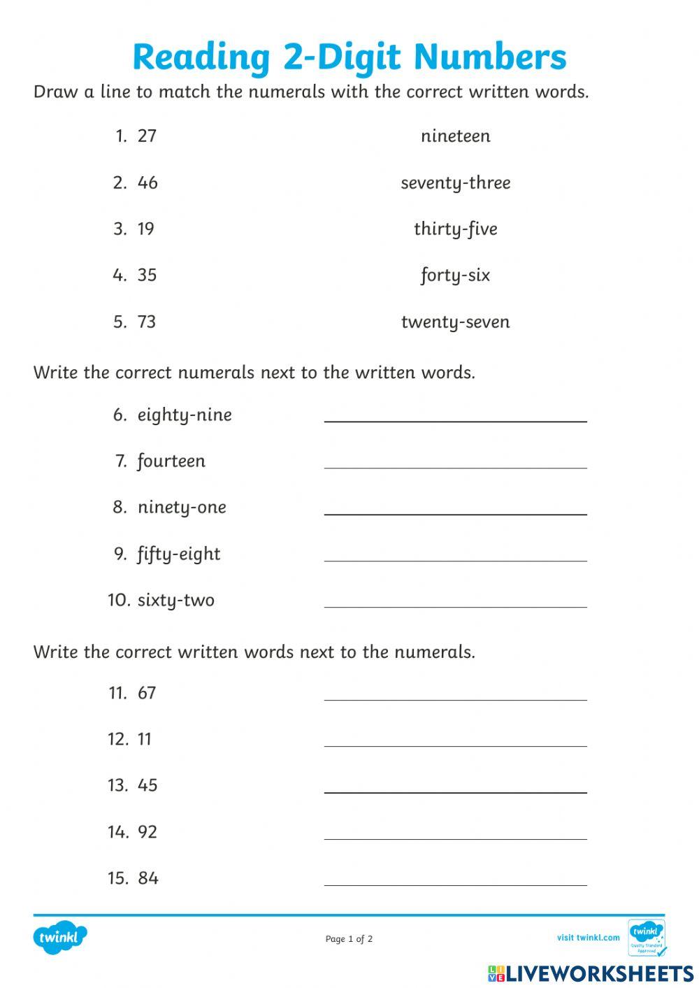 5009342 | 2 digit number words | MrsJhoanne