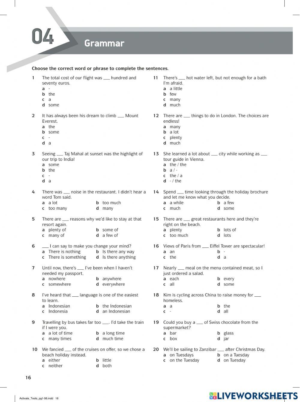Activate B2 - Test on Unit 4 3016016 | L.two | Live