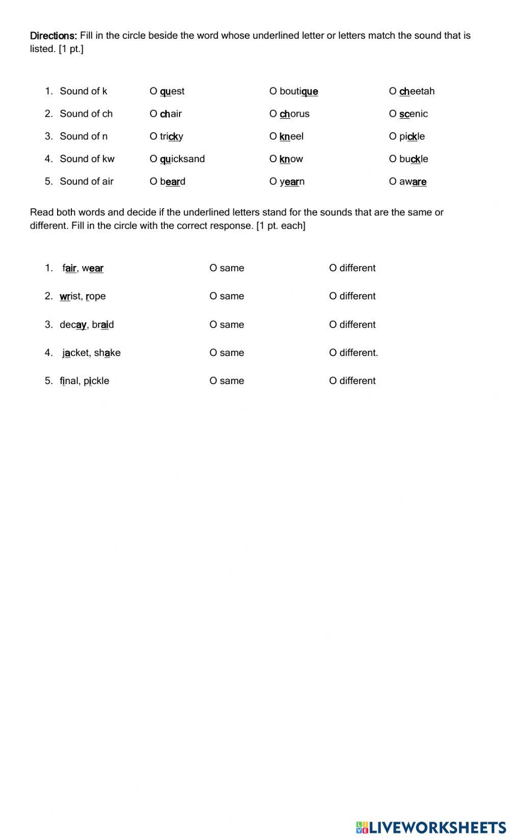 Language Arts interactive exercise for Grade 9 Prevocational Unit ...