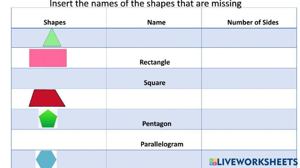Early childhood shapes activity | Jennieve Williams