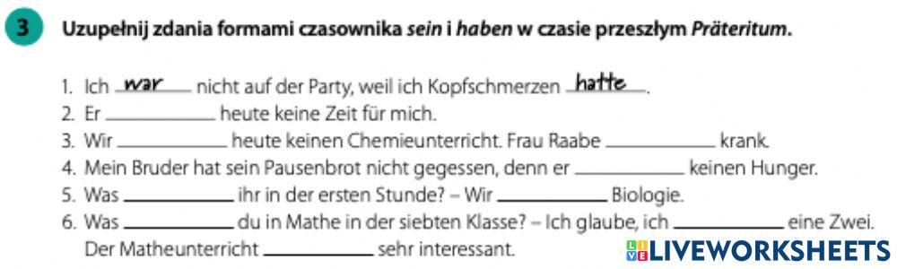 war- hatte online exercise for | Live Worksheets