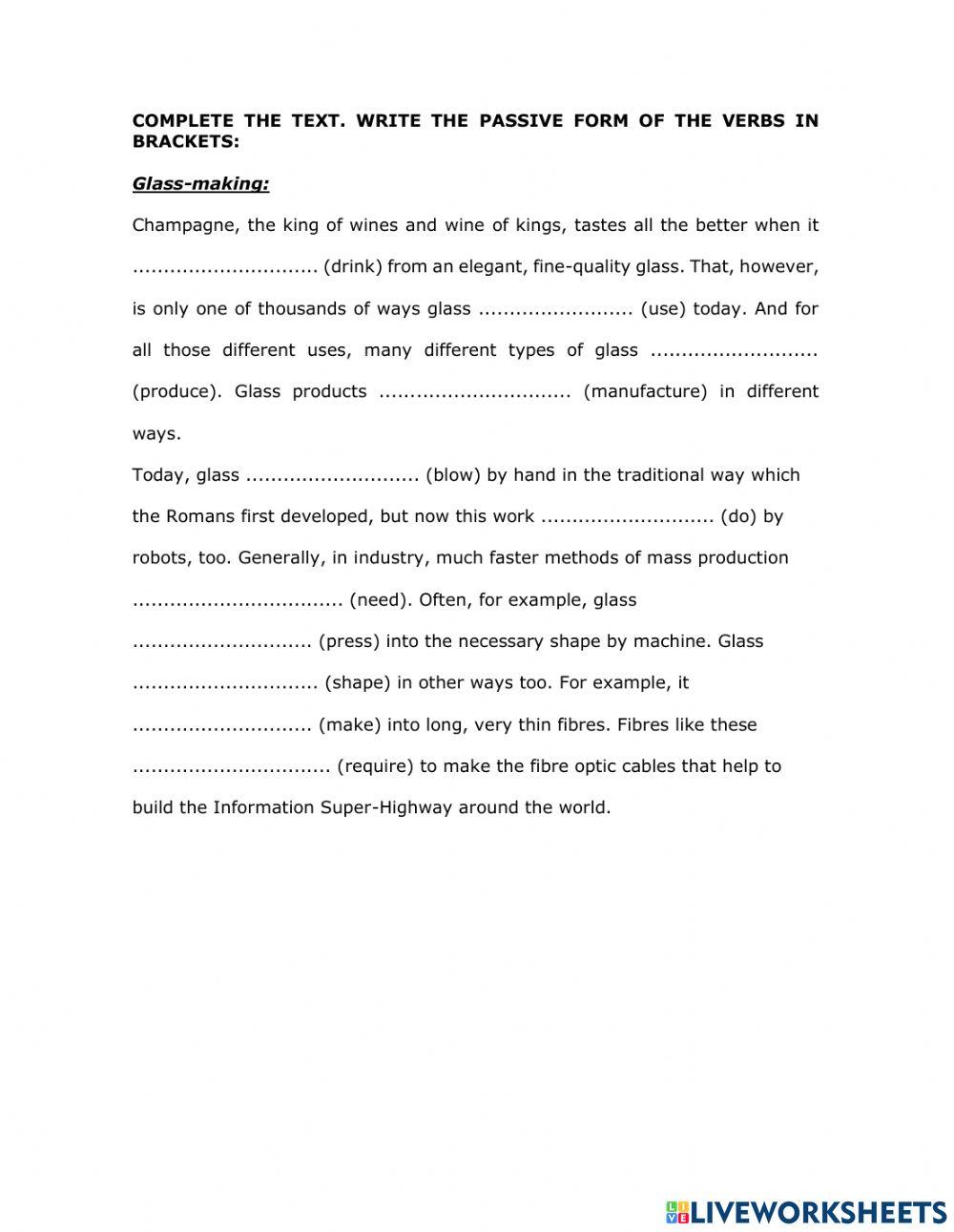 Passive Voice Process 995527 | Liliana Marcela Martínez