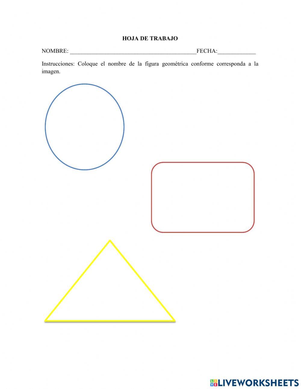 Figuras Geométricas Online Exercise For Preprimaria Live Worksheets