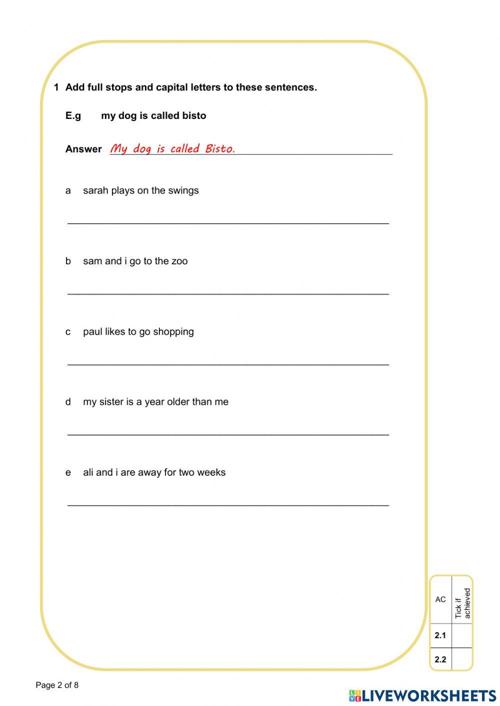 Ascentis Entry … | Free Interactive Worksheets | 6588037