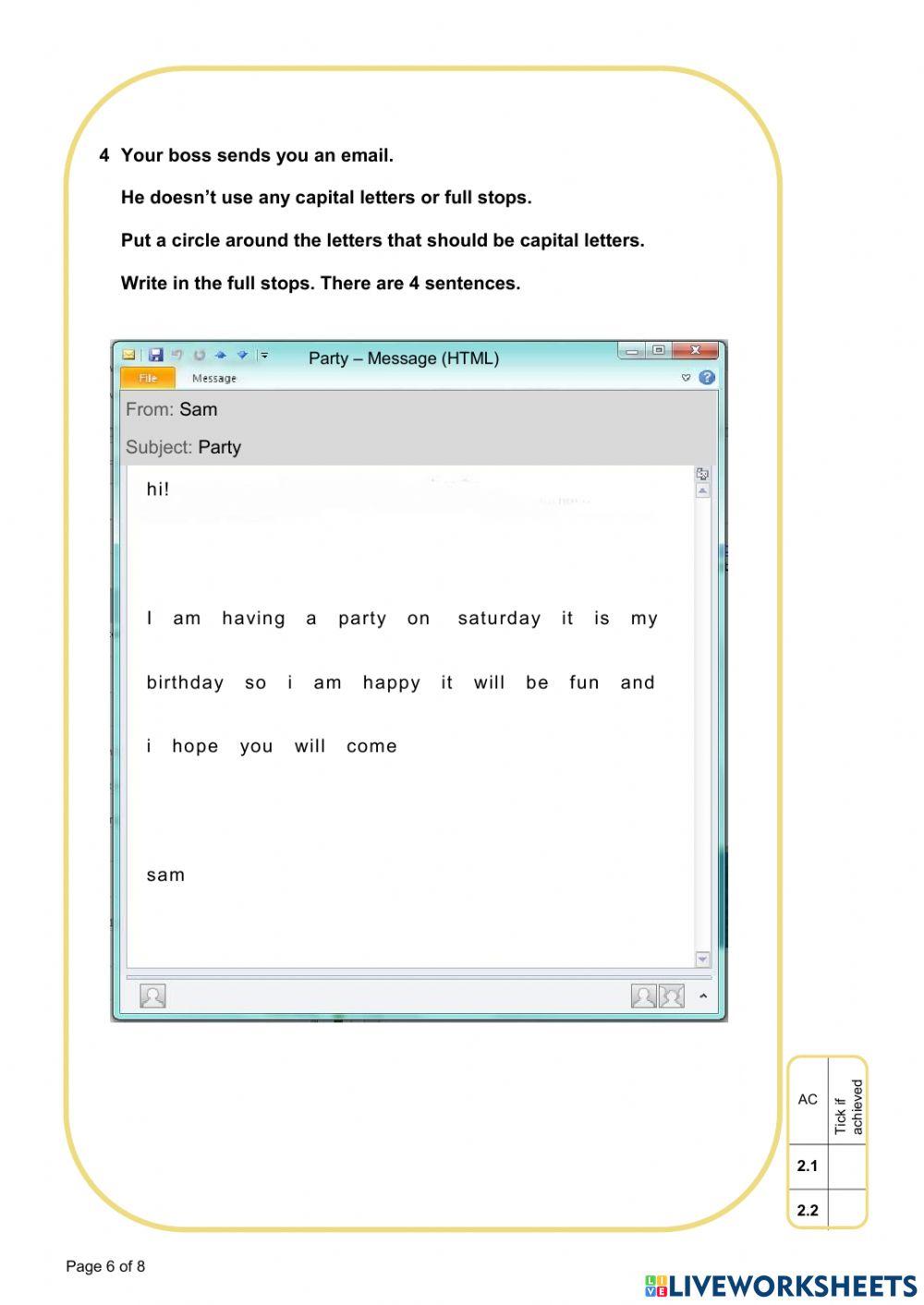 Ascentis Entry … | Free Interactive Worksheets | 6588037