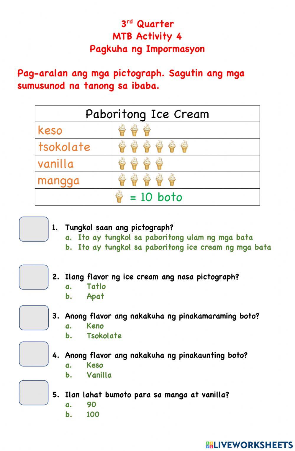 996829 | MTB Activity 4 | Marrianne Francisco