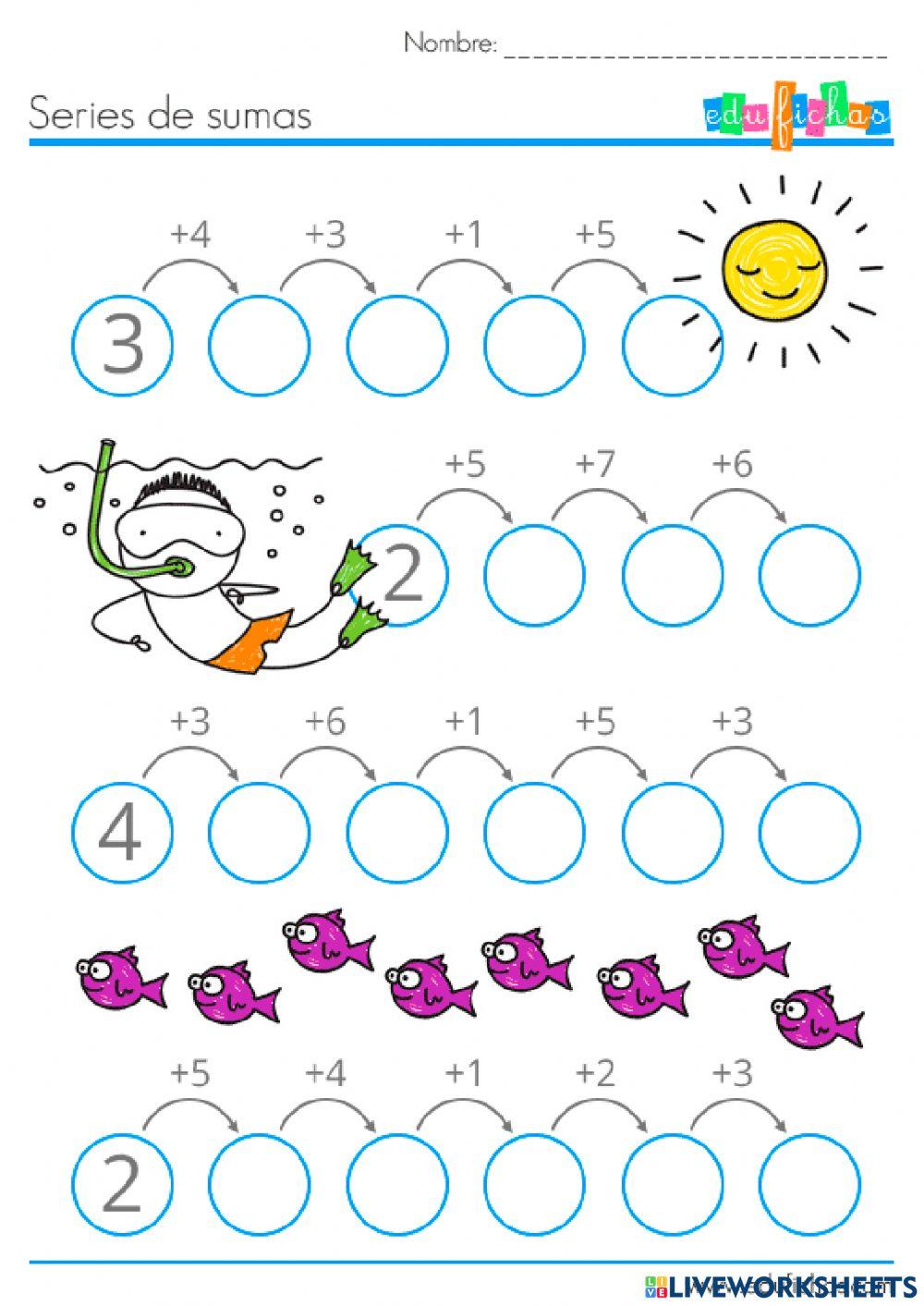 Mat interactive worksheet for 2do | Live Worksheets