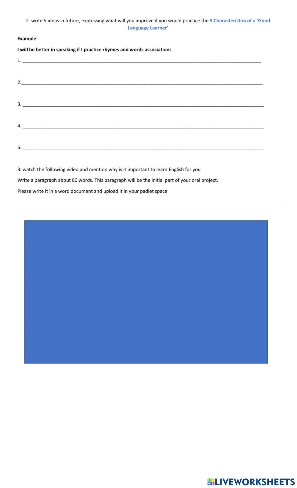 Characteristics Of A Good Language Learner Worksheet Live Worksheets characteristics-of-a-good-language-learner-worksheet-live-worksheets