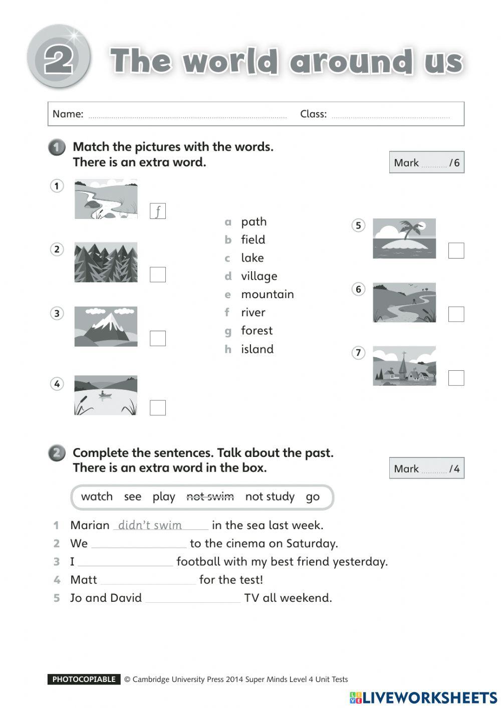 The World Around Us SM online exercise for | Live Worksheets