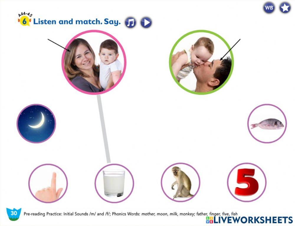 Letters | Free Interactive Worksheets | 999018