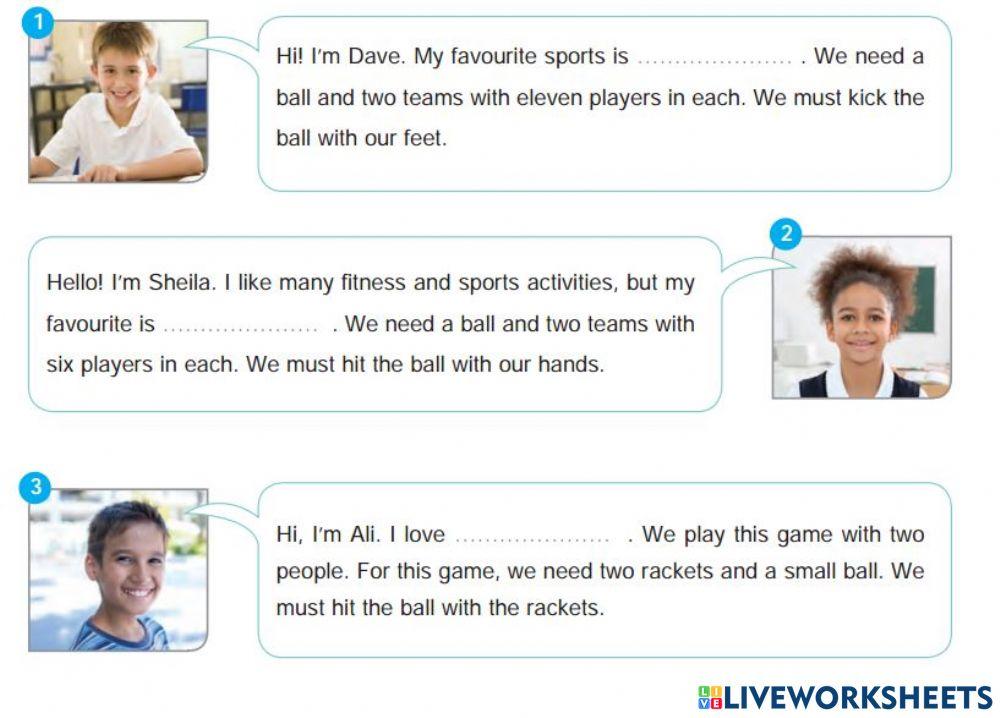 Reading Task online exercise for 5 | Live Worksheets