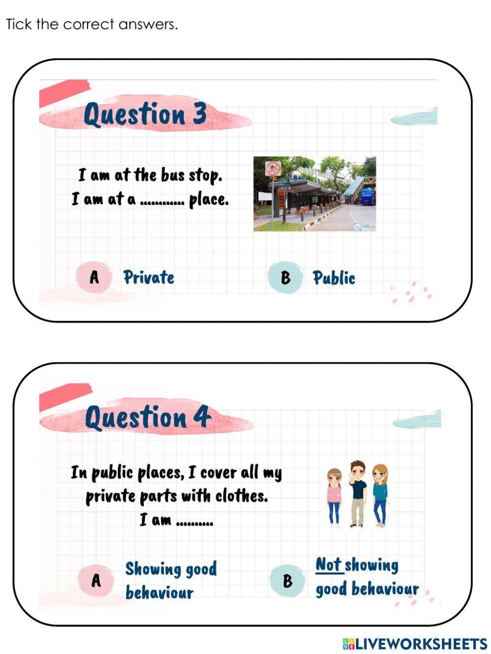 Stranger Safety | Free Interactive Worksheets | 999367